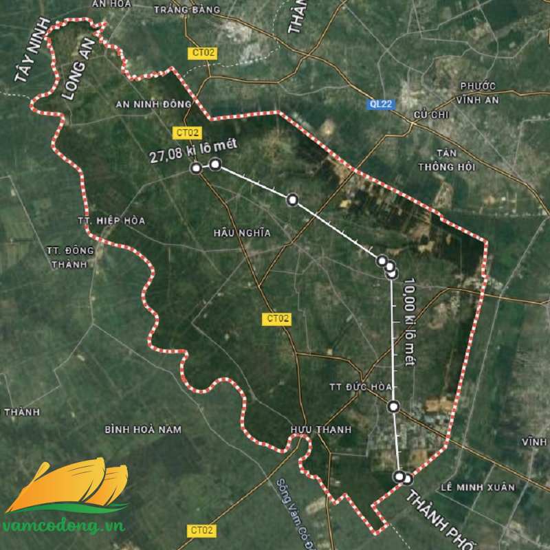 Đường trục động lực Đức Hòa - Vàm Cỏ Đông